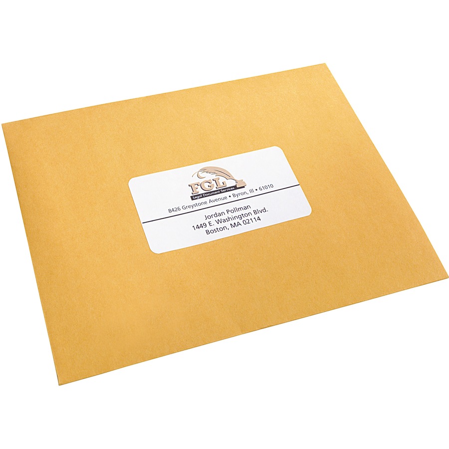 1x2-5/8 Labels Avery Pres-A-Ply Laser Address Labels - 1 X 2 5/8 Inch ...