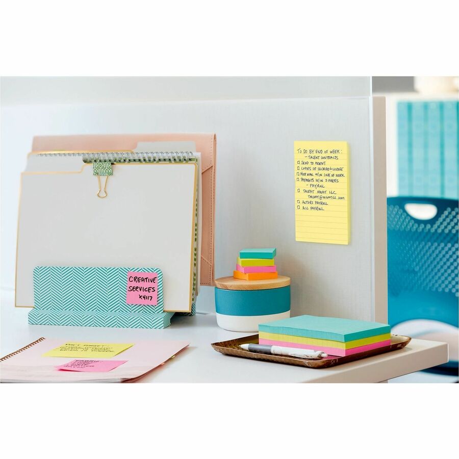 Post it Notes Original Lined Notepads Mills Office Productivity Post it Notes Original Lined Notepads Mills Office Productivity