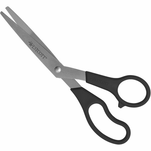 Westcott Value Line Stainless Steel Bent Scissors, 8 in, Black, 3 ...