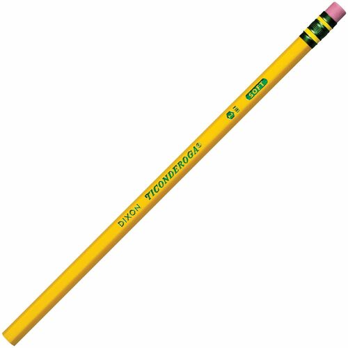 Ticonderoga Pencil, HB #2, Yellow Barrel, 96/Pack - W.B. Mason