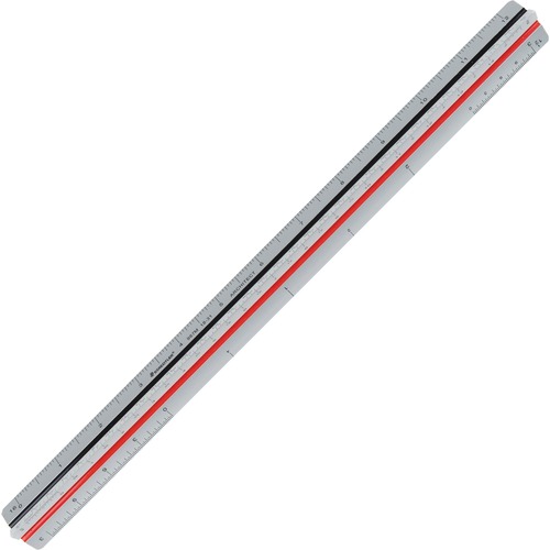 Staedtler Professional Architect Triangular Scale, 12" Length, Aluminum ...