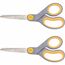 Westcott Titanium Bonded Adjustable Glide Scissors, 8" Straight, Orange ...