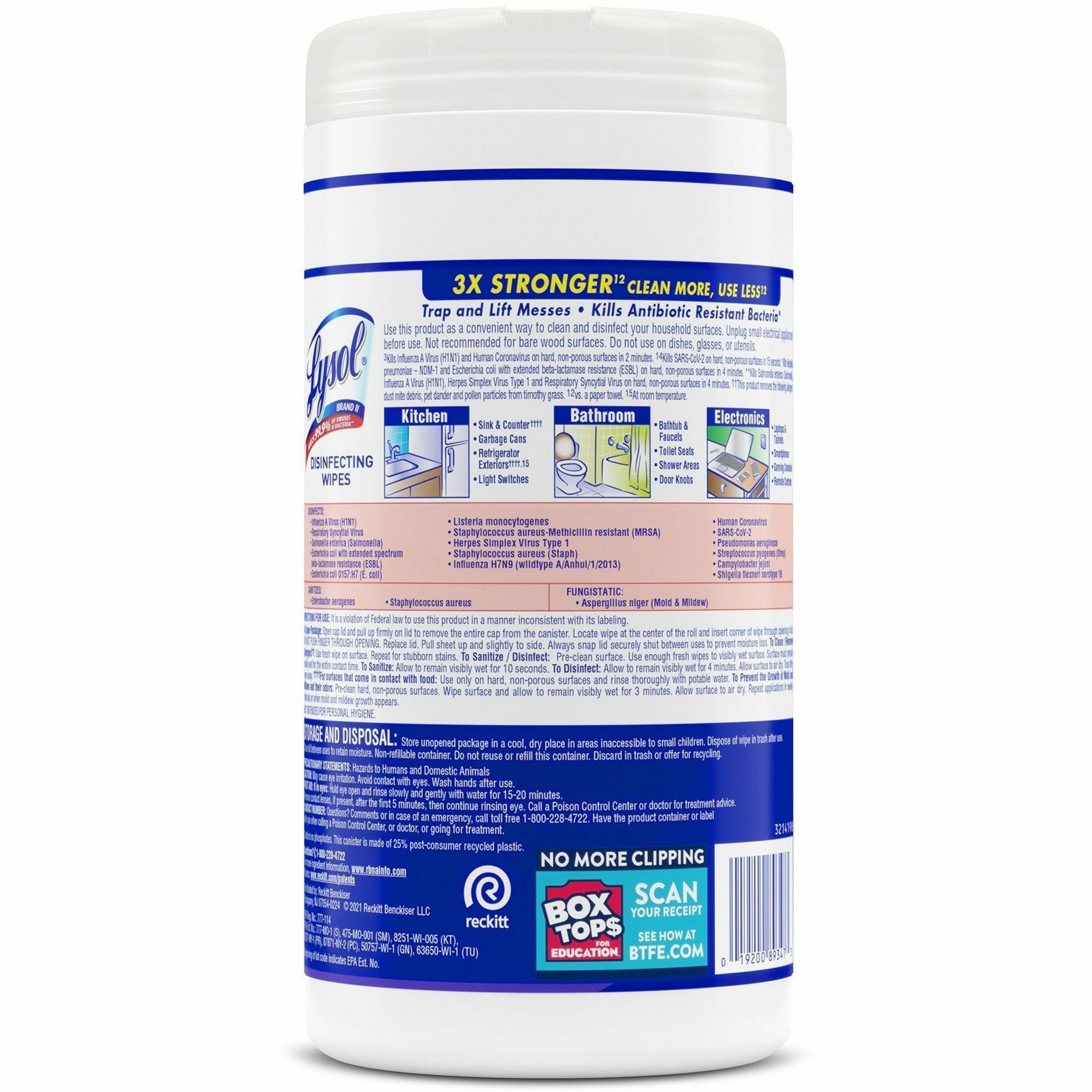 Lysol Early Morning Breeze Disinfecting Wipes | Colemans Office and ...