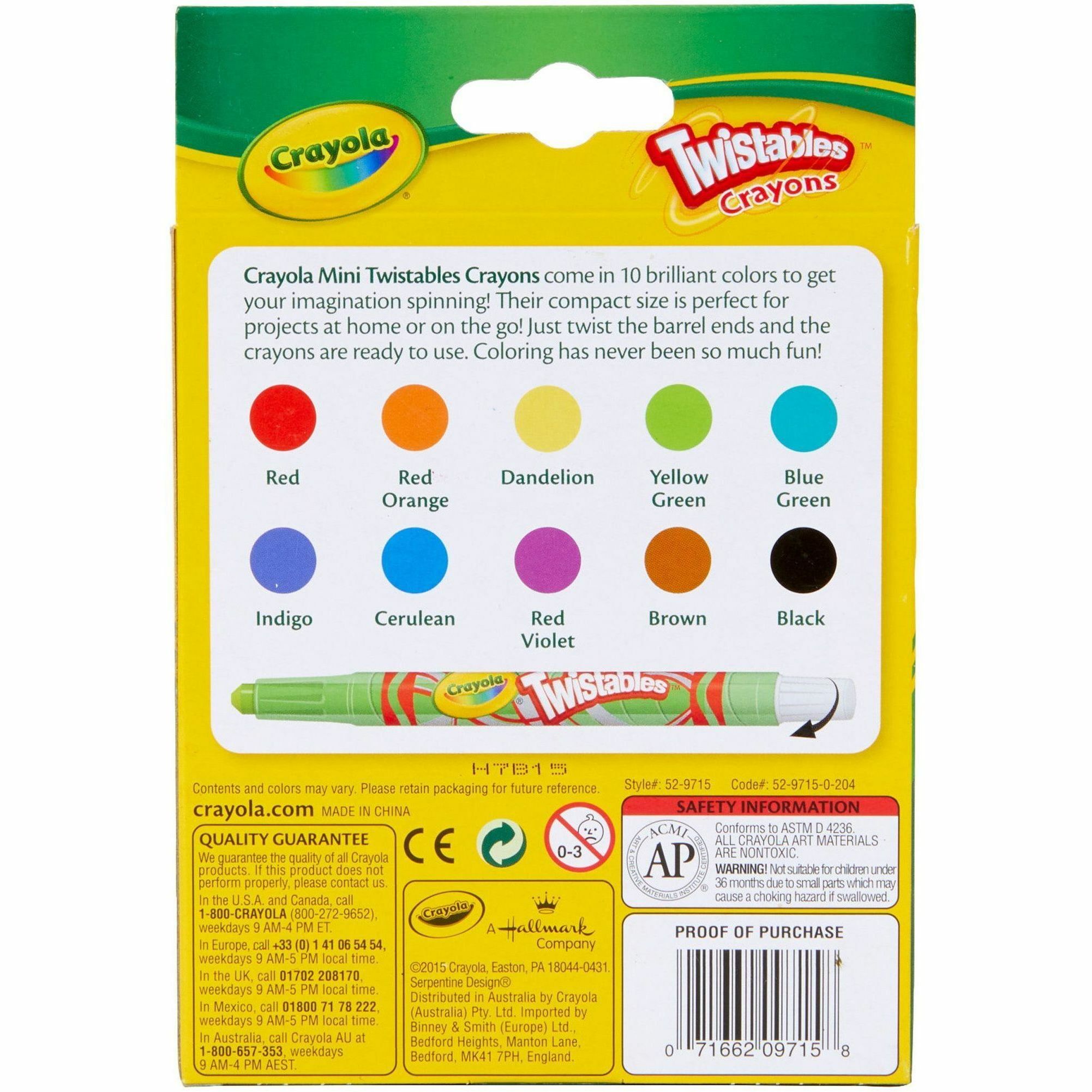 Crayola Mini Twistables Crayons | Five Star Office Supply