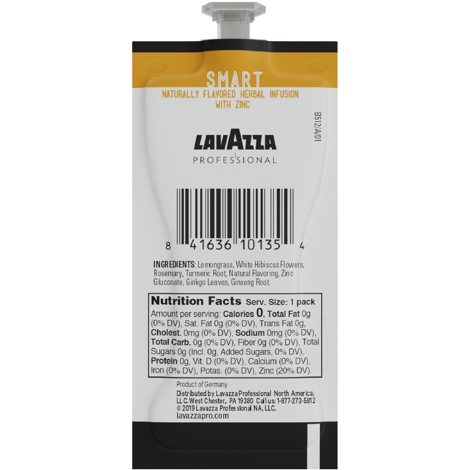 Flavia The Bright Tea Co. Smart Lemongrass/Hibiscus Herbal Tea ...