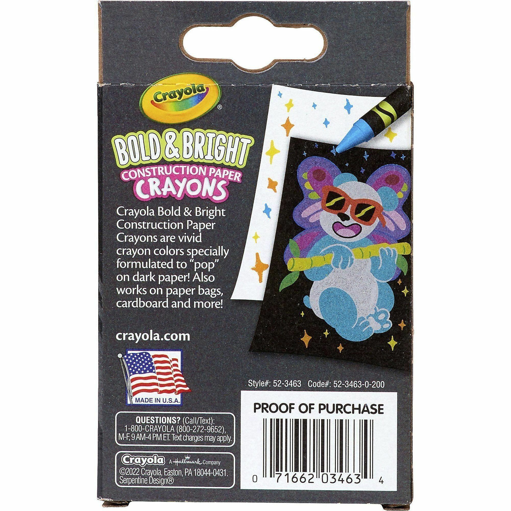 Crayola Construction Paper Crayons | Office City Express - Columbus OH