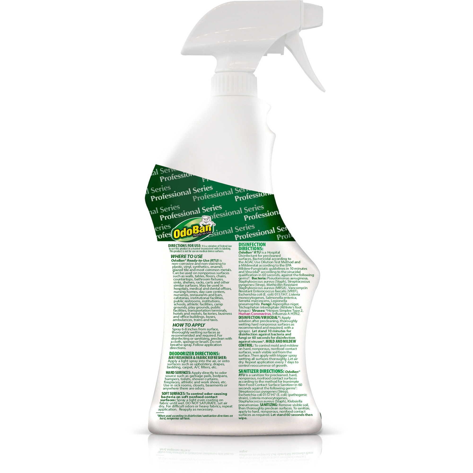 OdoBan Eucalyptus Deodorizer Disinfectant Spray | Clark Office Products Inc