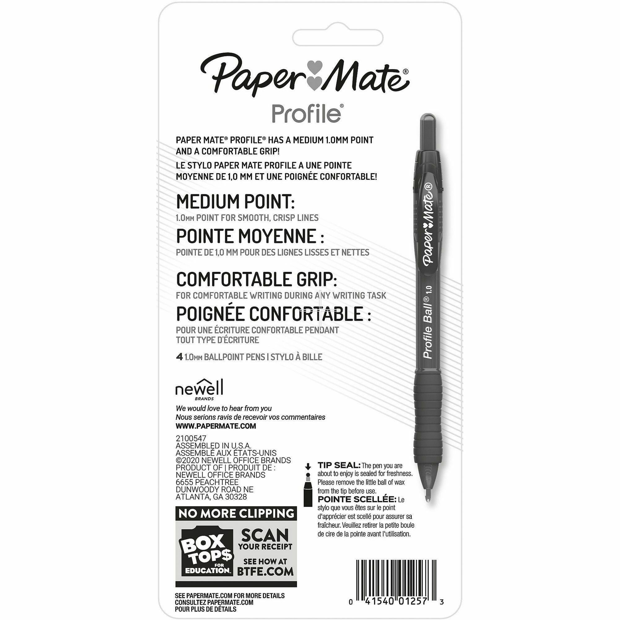 Paper Mate Profile Retractable Ballpoint Pens | Office City Express ...