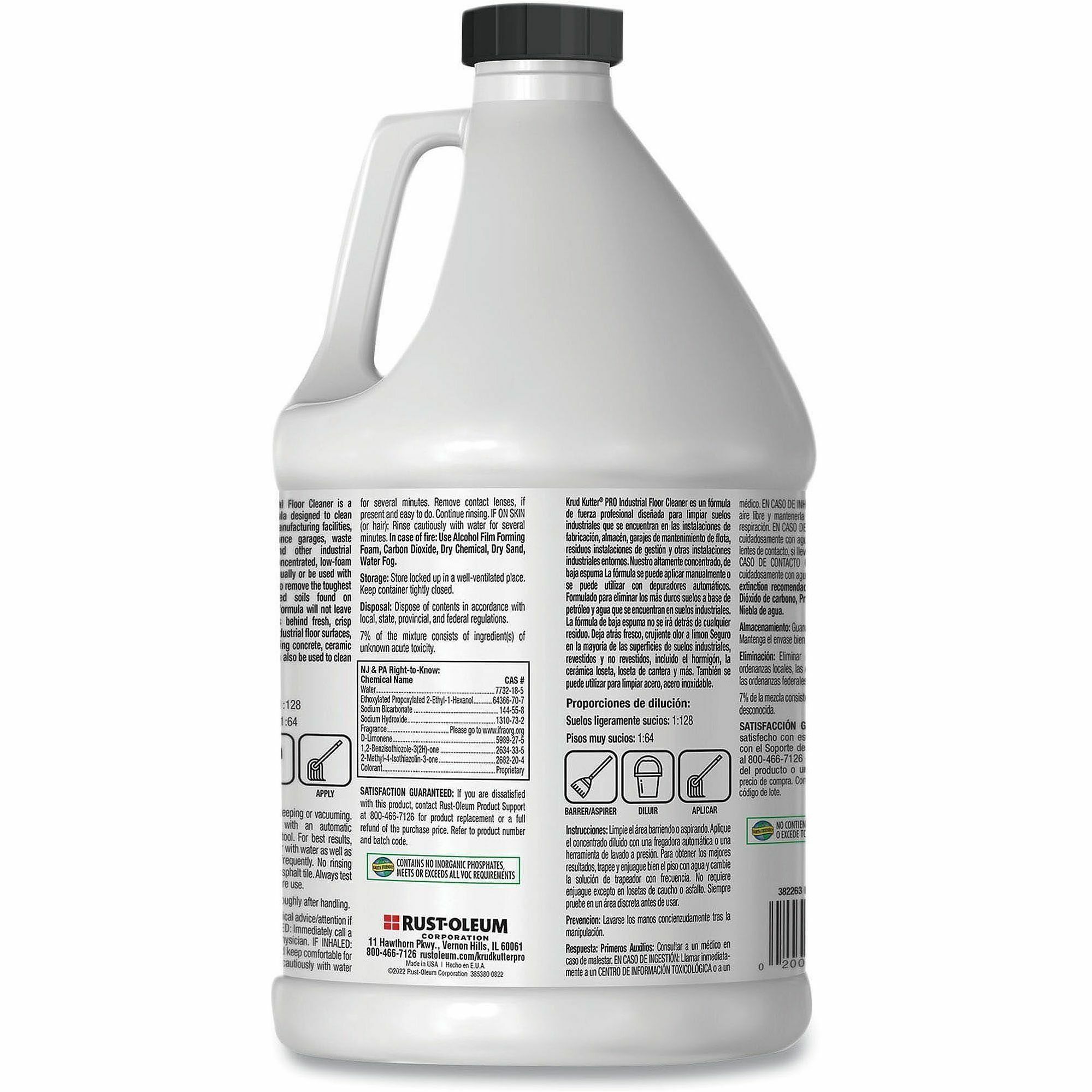 Rust-Oleum Pro Heavy-Duty Low-Foam Floor Cleaner | Five Star Office Supply