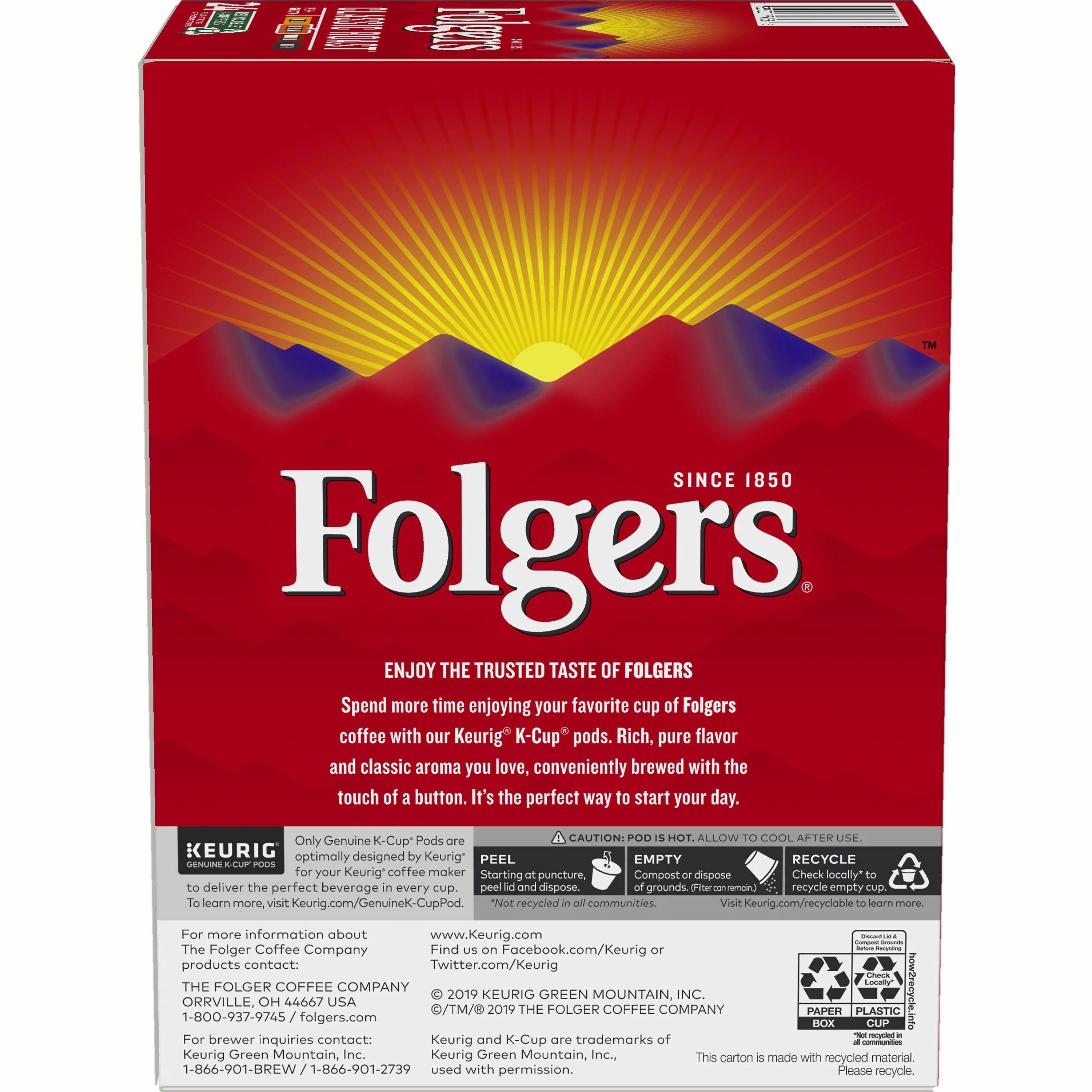 Folger K-Cup Classic Roast Coffee | Standard Office Supply
