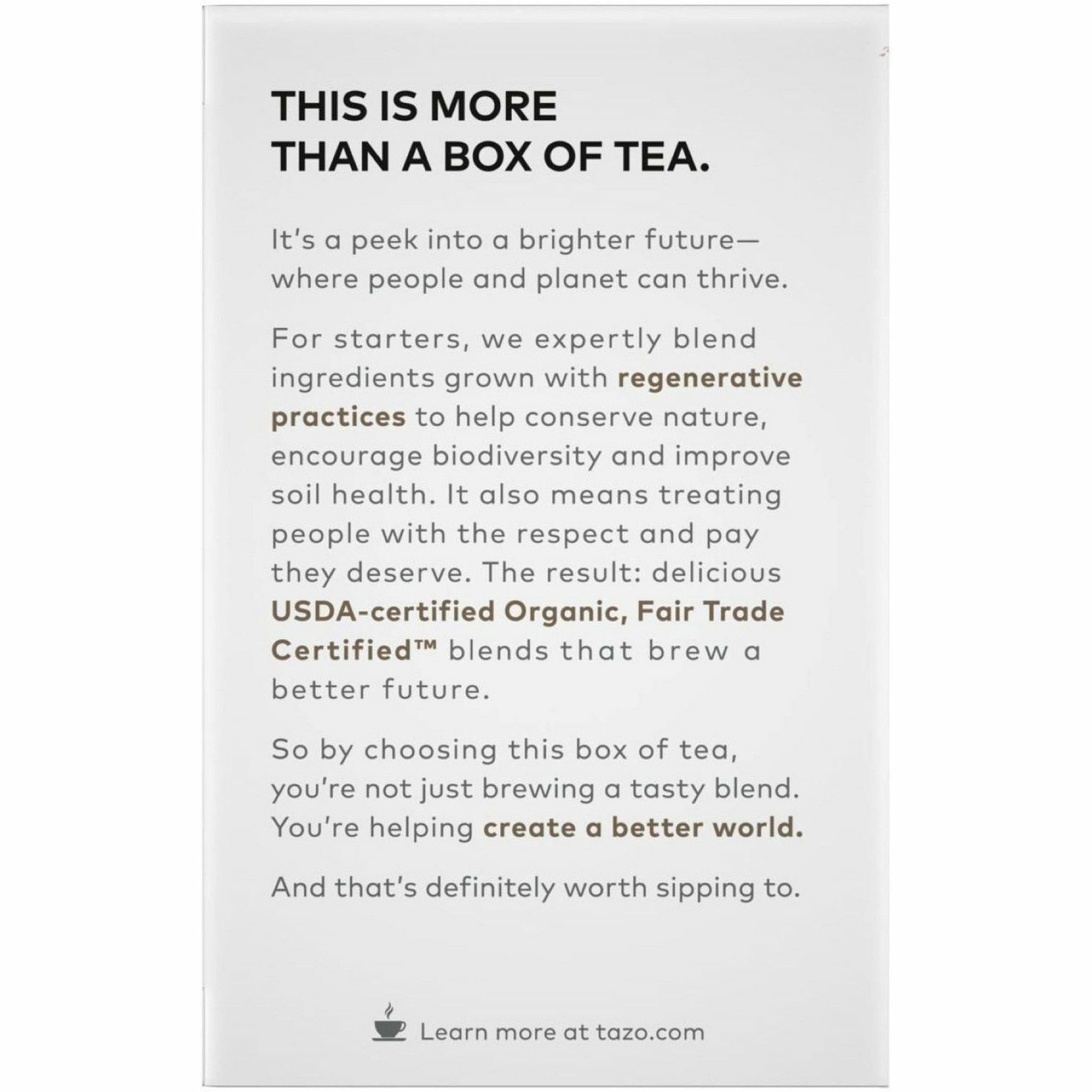 Tazo Regenerative Organic Awake English Breakfast Black Tea Bag ...