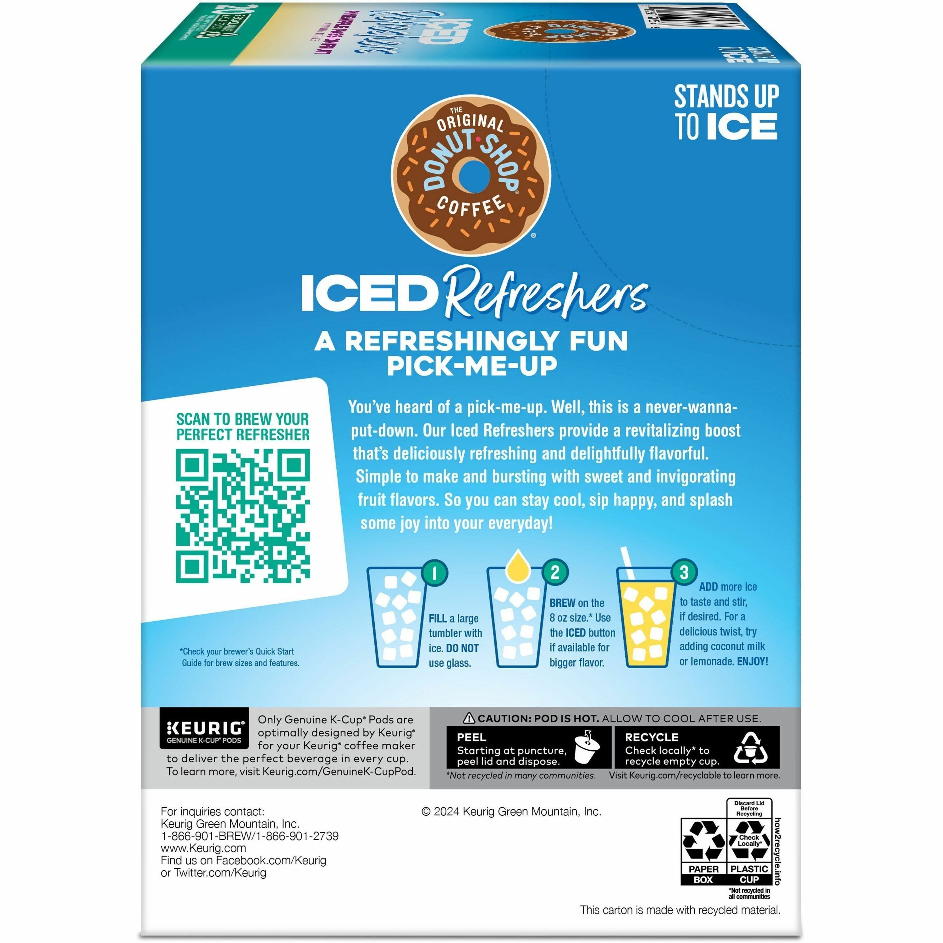 The Original Donut Shop® Iced Refreshers | Bedford Office Supply Inc.
