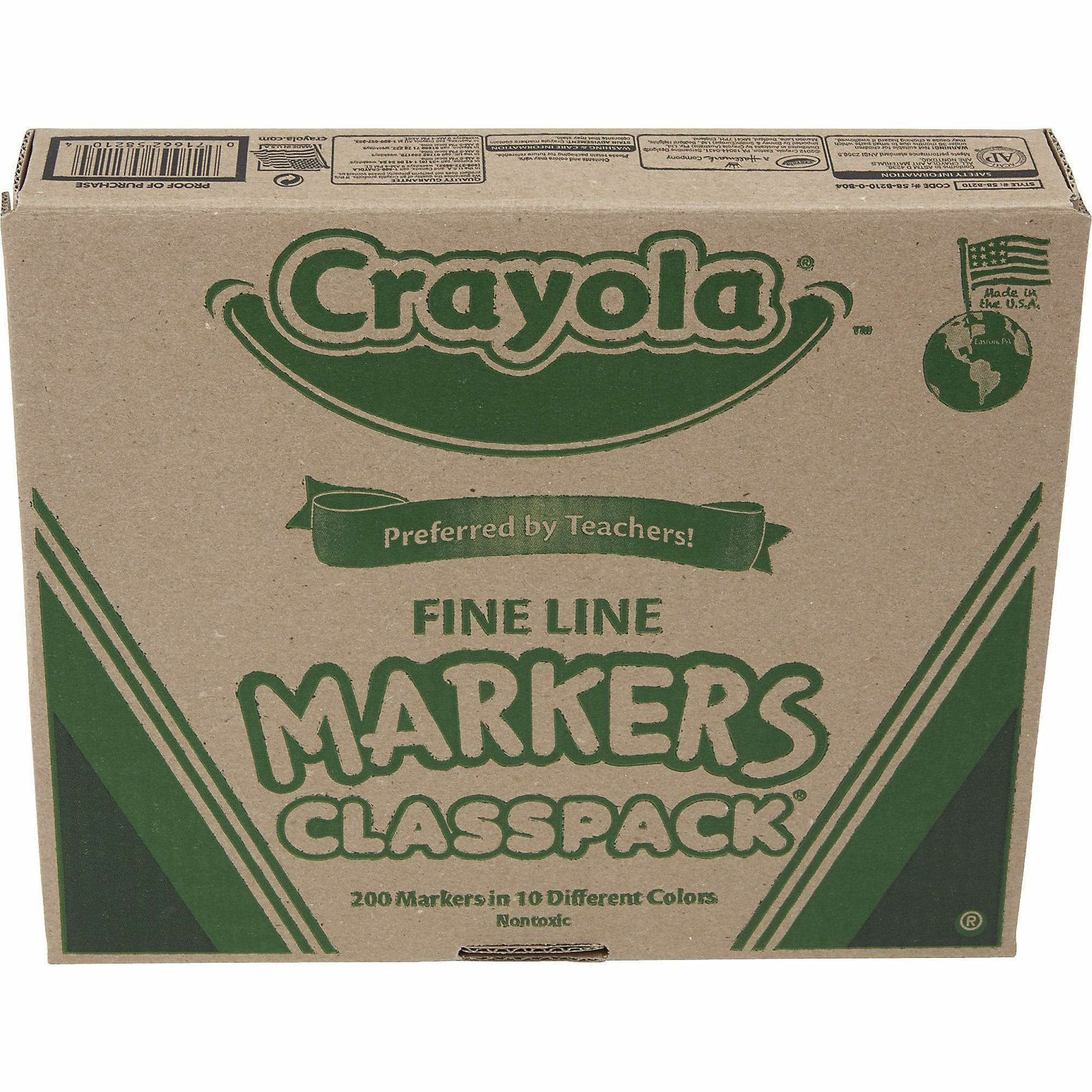 Crayola 10-Color Marker Classpack | Office Express