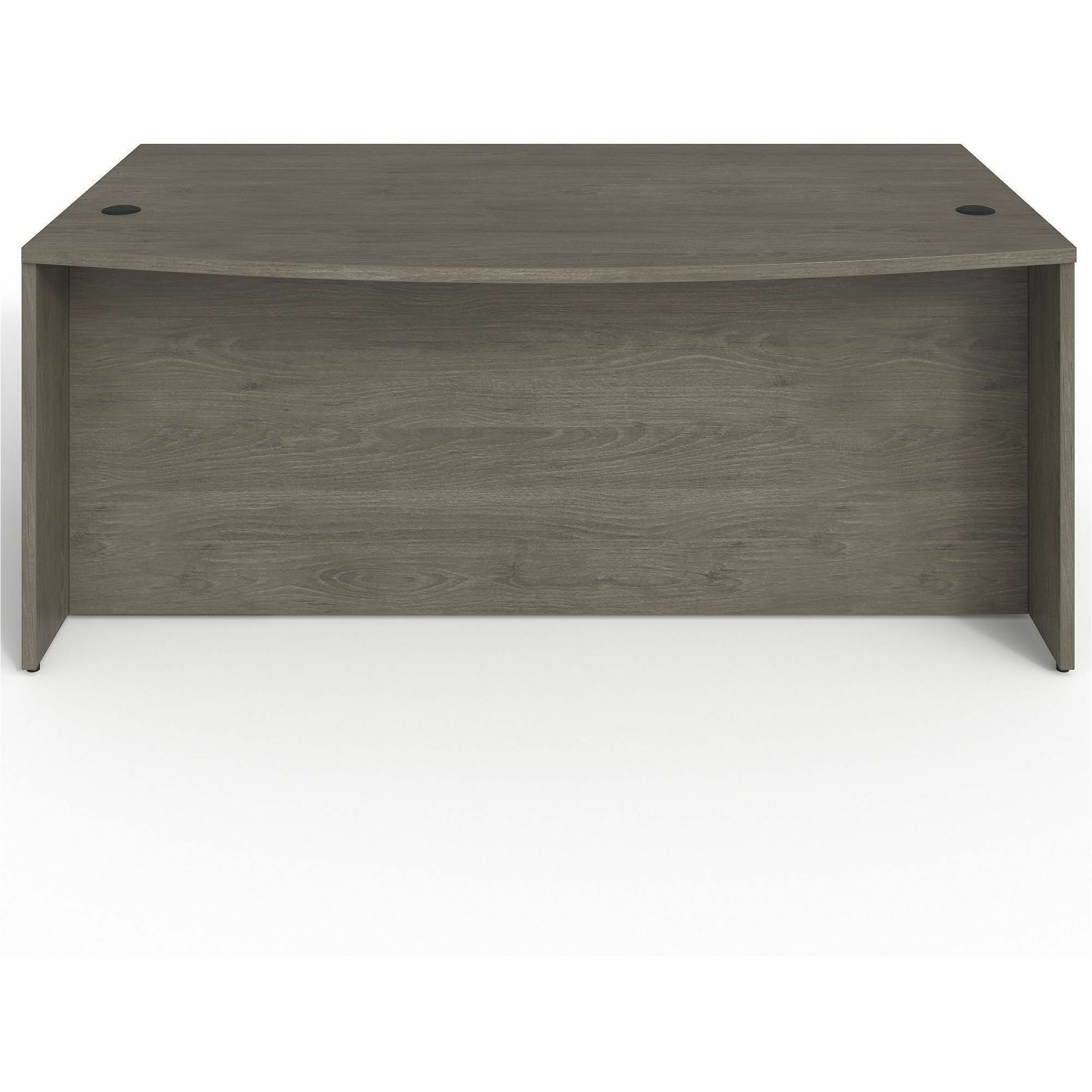 LLR PD4272LSPBGE | Lorell Prominence 2.0 Bowfront Left-Pedestal Desk ...
