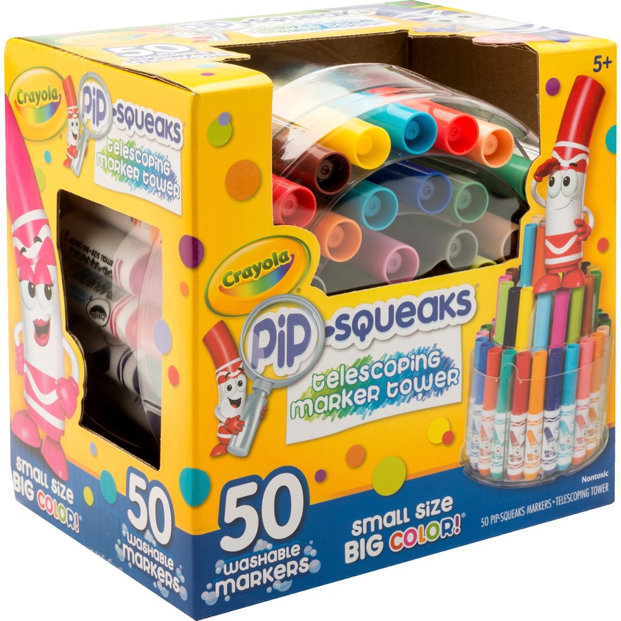 CYO588750 - Crayola Pip-Squeaks Telescoping Marker Tower Washable ...