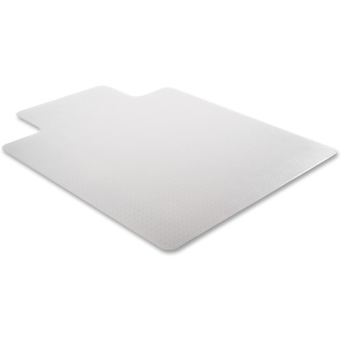 Deflecto DuraMat Low Pile Carpet Rectangular Chair Mat with Lip, 46" L ...
