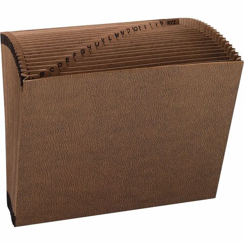 Smead A-Z Open Expanding File, 21 Pockets, Letter, Redrope Printed - W ...