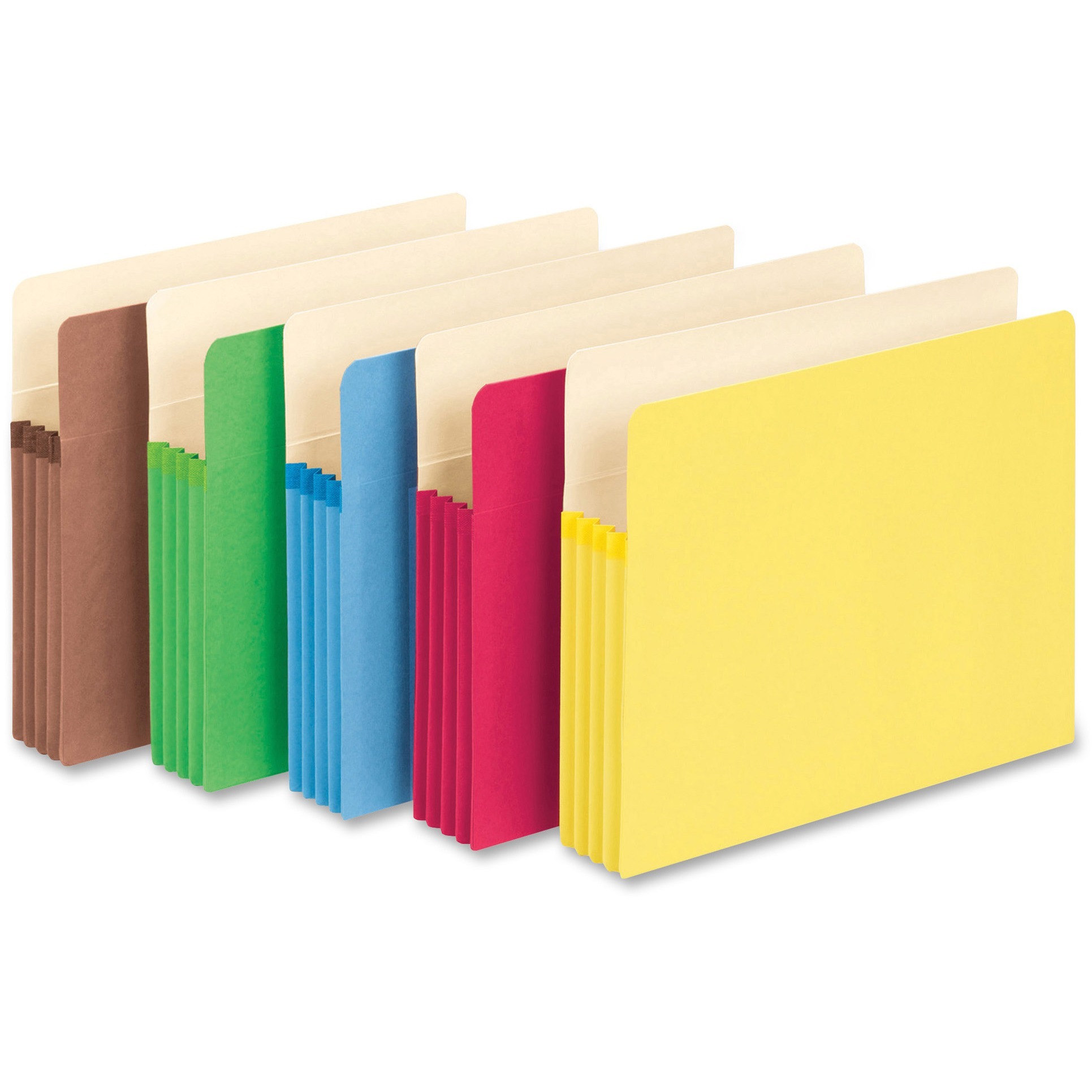 SMD73892 : Smead® Colored File Pockets, 3.5" Expansion, Letter Size ...