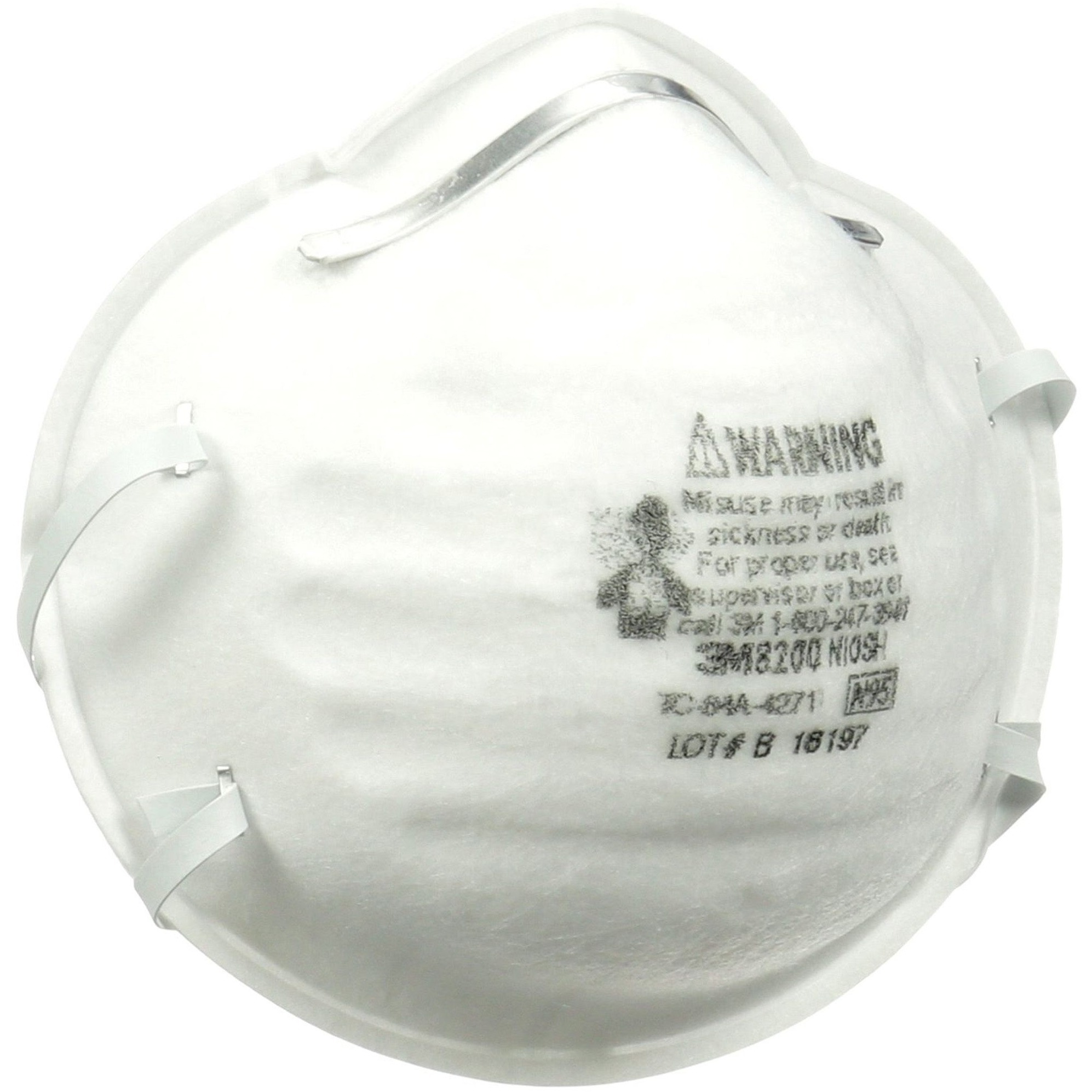 3M N95 Particulate Respirator 8200 Mask | Bedford Office Supply Inc.