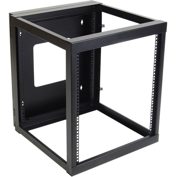 StarTech.com 12U 22in Depth Hinged Open Frame Wall Mount Server Rack ...