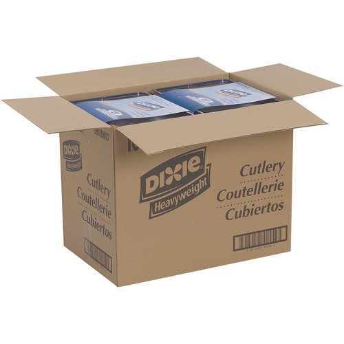 Dixie Disposable Cutlery Catering Kit (Knives, Forks, Spoons), Heavy ...