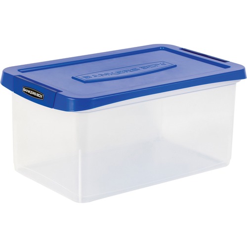 Bankers Box Heavy-Duty File Box, Letter, Lid Lock Closure, Stackable ...