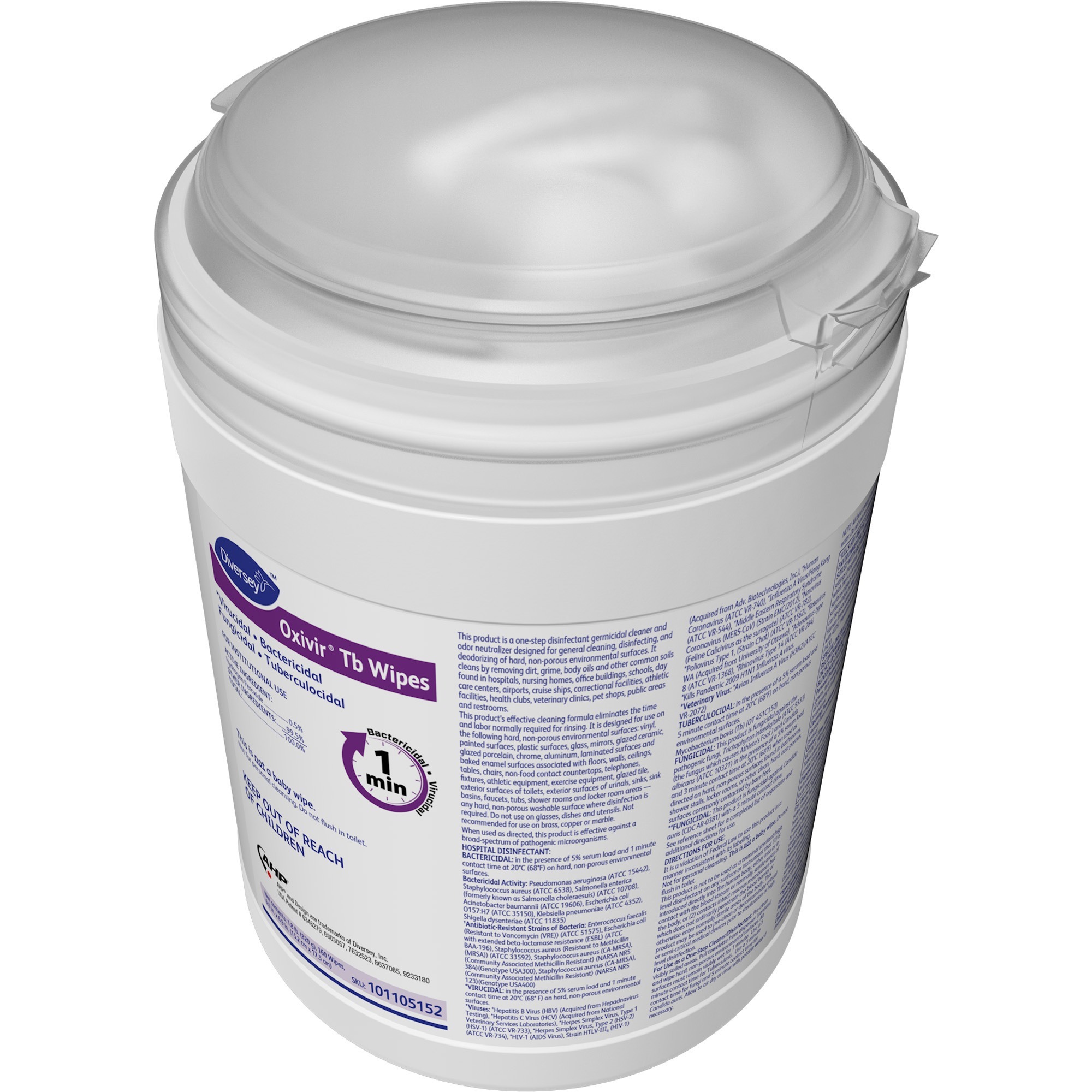 Diversey Oxivir Tb Disinfectant Cleaner Wipes | JD Office Products
