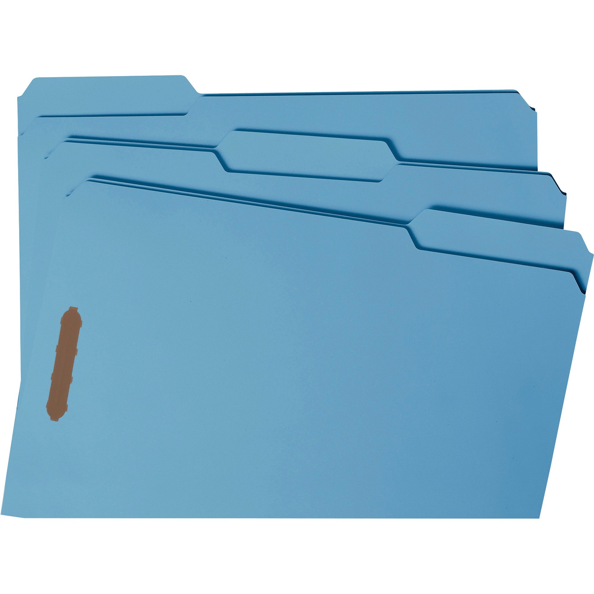 Smead Colored 1/3 Tab Cut Legal Recycled Fastener Folder