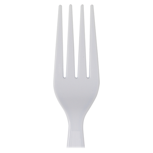 Dixie Forks, Heavy Weight, Plastic, 7-1/8" L, White, 100 Forks/Box - W ...