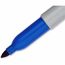 Sharpie Permanent Markers, Fine Point, Blue, Dozen - W.B. Mason