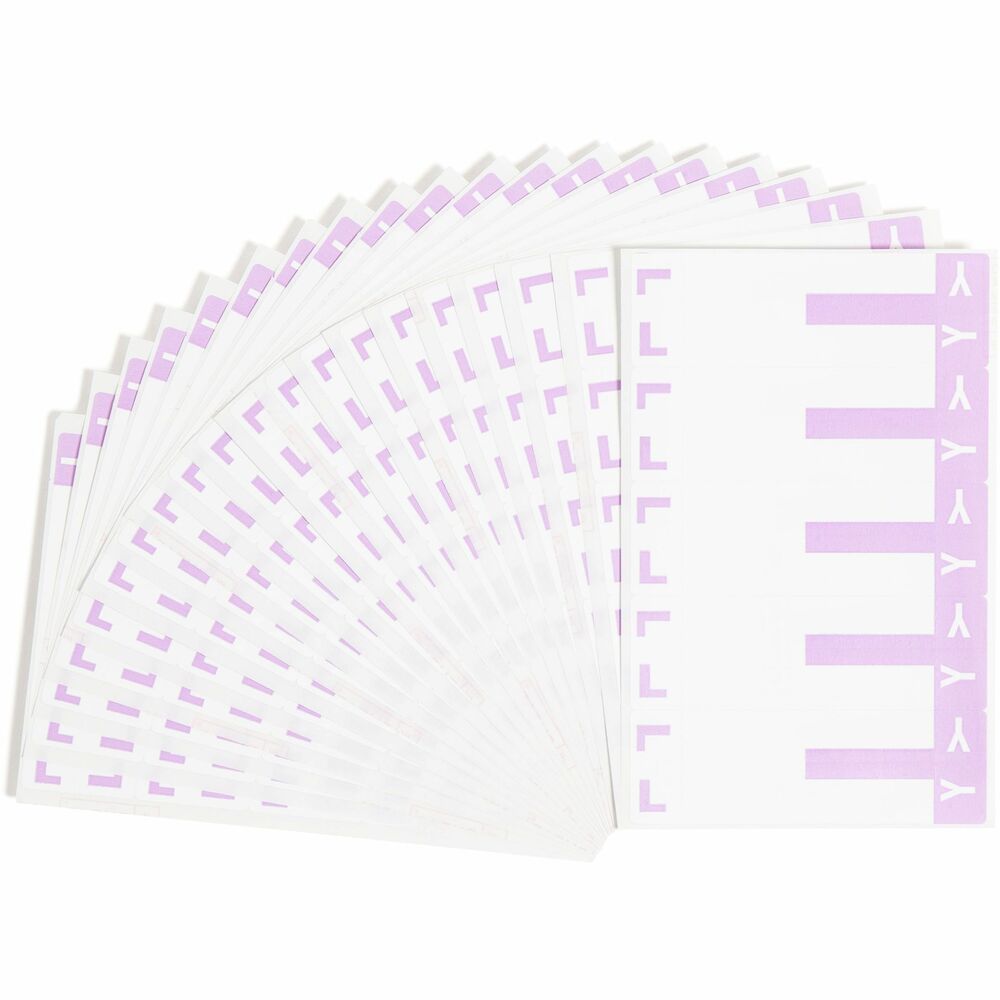 Bulk Buy Smead 67163 Lavender AlphaZ NCC Color-Coded Name Label - L & Y ...