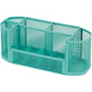 Merangue Pink Mesh Oval Organizer | Corbett Office Plus
