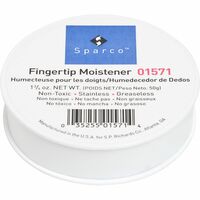 Sparco 1 3/4 Ounce Fingertip Moistener - White - Non-slip, Greaseless ...