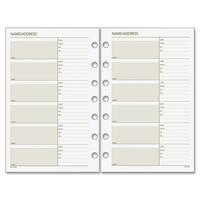 Day Runner TelephoneAddress Planner Pages - Zuma
