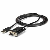 StarTech.com 1 Port USB to Null Modem RS232 DB9 Serial DCE Adapter Cable with FTDI