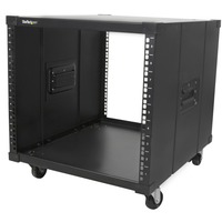 StarTech.com Portable Server Rack with Handles - 9U - For Server, LAN ...