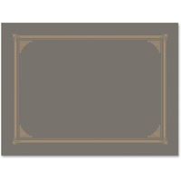 Geographics Gray Linen Document Covers