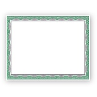 Geographics Silver Foil Award Certificates