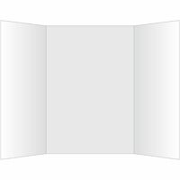 Geographics Royal Brites Tri-Fold Project Boards - 40" Board Height x ...