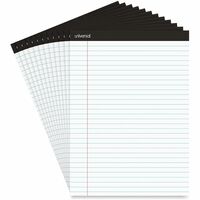 Universal Notepad - 1 Subject(s) - Glued - Legal Ruled Margin - 8 1/2 ...
