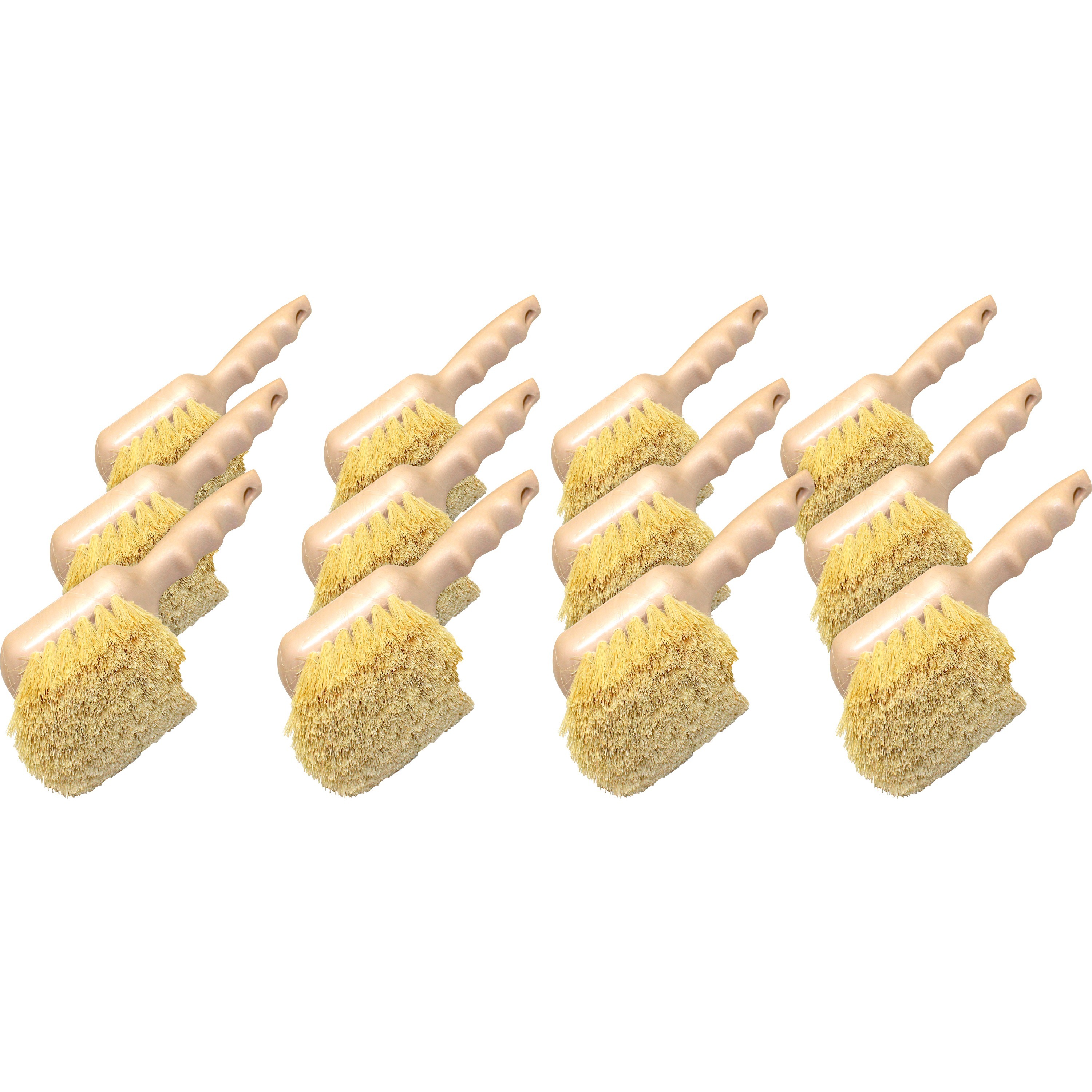 Genuine Joe Iron Handle Scrub Brush - 6.3" Overall Length - Iron Handle ...