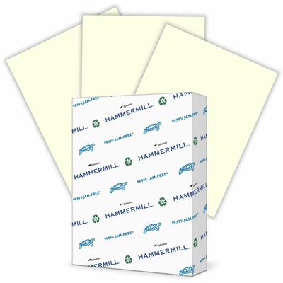 Hammermill Colored Copy Paper, 20Lb, 8-1/2×11, 500/RM, Cream | sdomams
