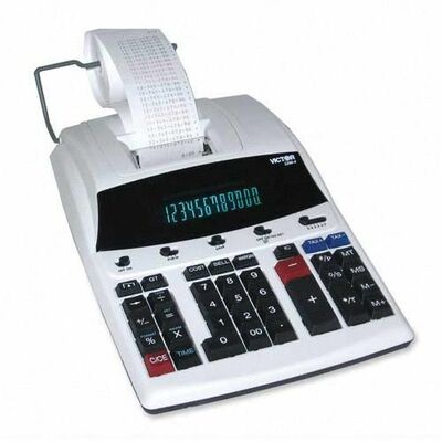 *# Victor Technologies 12-Digit Calculator,2-Color Printing,8-1/2x12x2 ...