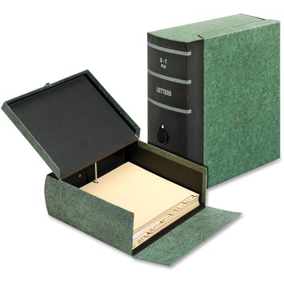 $$ Globe Weis Eclipse Box File,10-13/16×11-5/8×4-5/8,Ltr,Green Marble ...