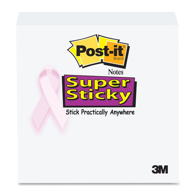 ≧ ≦ 3M Super Sticky Pads, 3×3, 75 Sheets/PD, 3/PK, Pink | sdomams