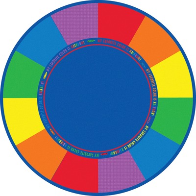 Flagship Carpets Favorite Color Round Seating Rug - 12 ft Diameter ...