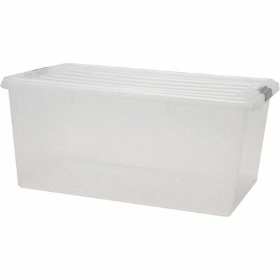 $$ Iris Storage Box W/Lid, 68 Quart, 17-1/2×26-1/8×11-7/8, Clear ...