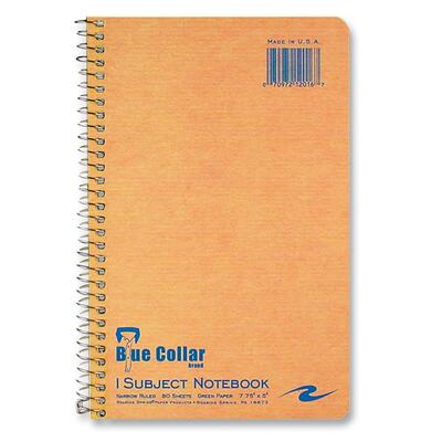 $$ Roaring Spring Wirebound Notebook, 1-Subject, Gregg Ruled, 7-3/4×5 ...