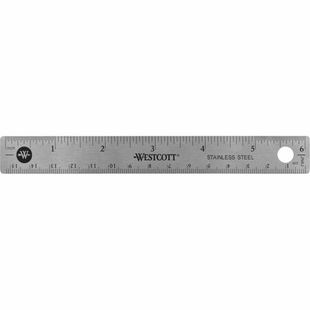 Westcott 6" Stainless Steel Rulers