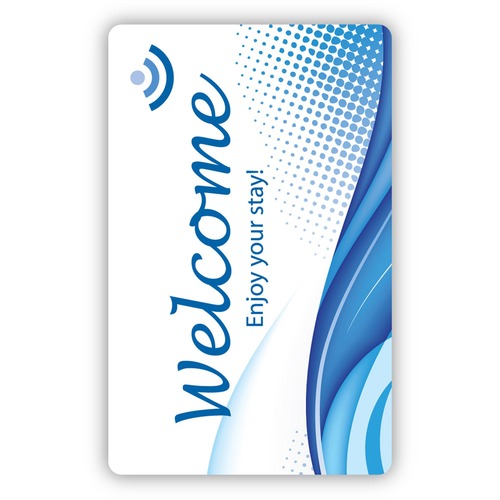 RDI RFID Key Card - Printable - RF Card - 3.40" - 250 - Red - Plastic ...